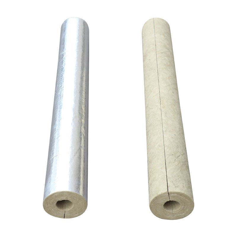 Fireproof Insulated Mineral Wool Tube Insulation Rock Wool Pipe Cover ...