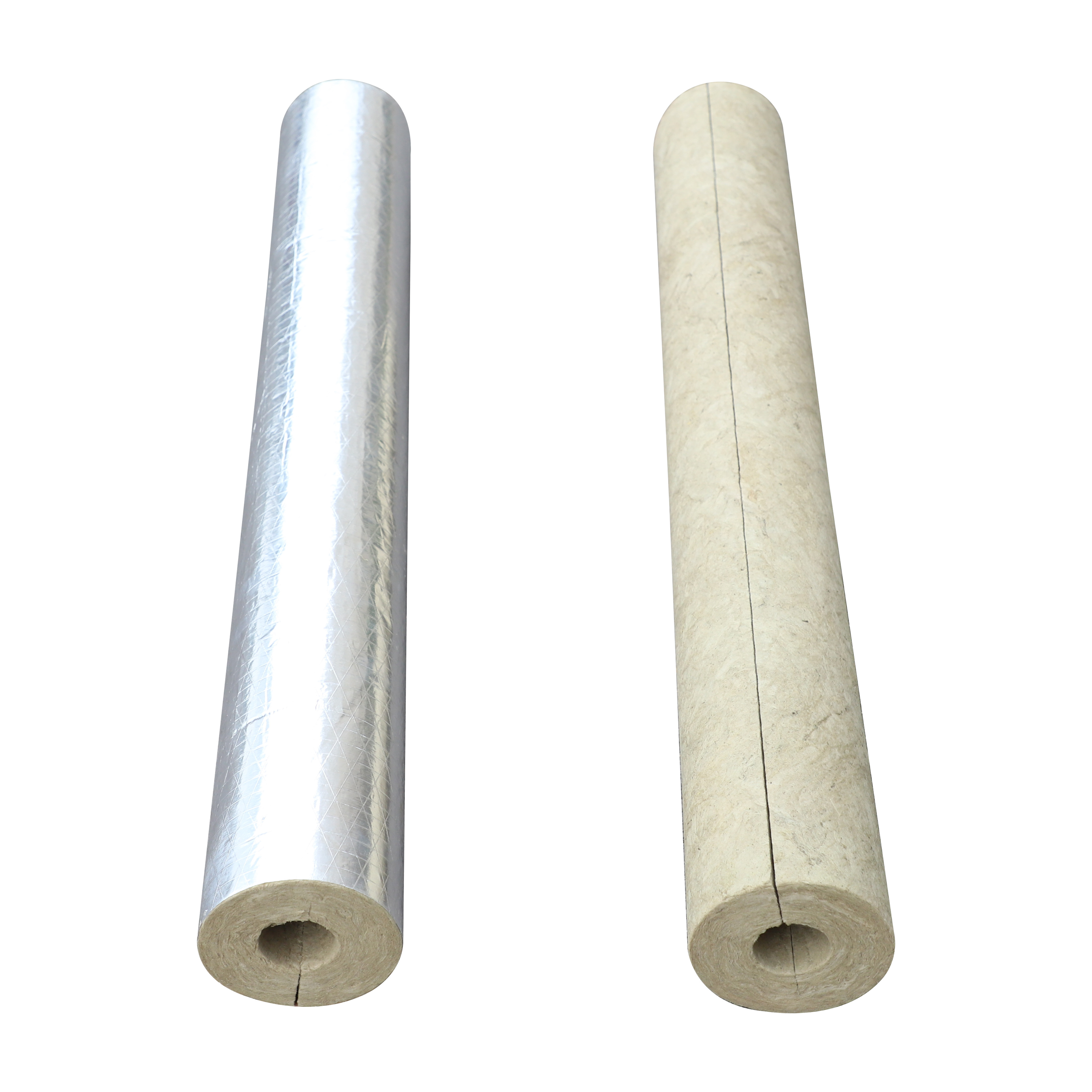 Fireproof Insulated Mineral Wool Tube Insulation Rock Wool Pipe Cover ...