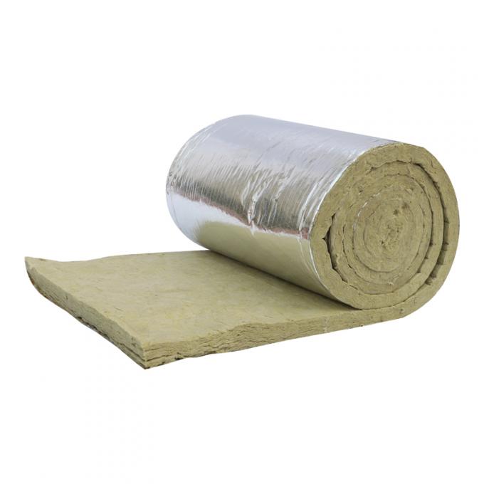 Big Sized Pipeline Rock Wool Felt With Aluminum Foil Facing