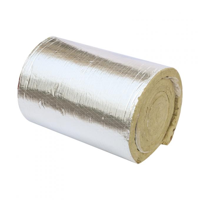 Big Sized Pipeline Rock Wool Felt With Aluminum Foil Facing