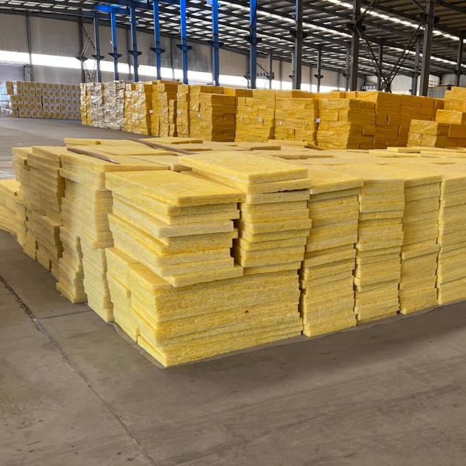 Glass Wool Batts Insulation Plate / Sheet / Panel Thermal Insulation ...
