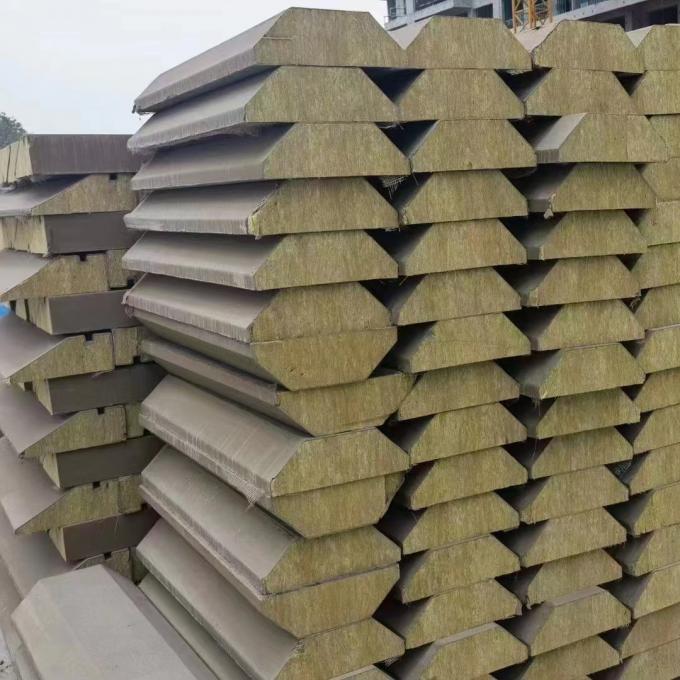 Natural Rocks Stone Wool Insulation Board Insulation Material Profiled ...