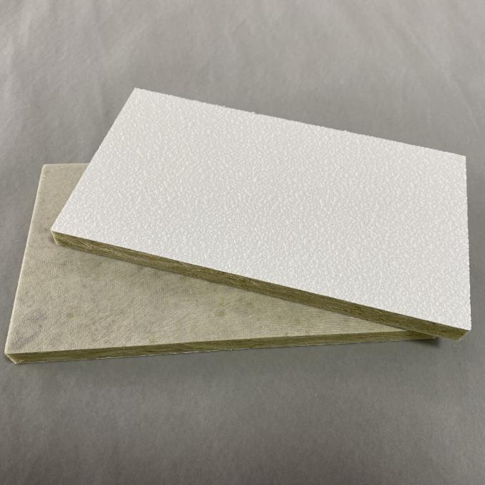 Square Insulation Mineral / Stone / Rockwool Ceiling Tiles White Or ...